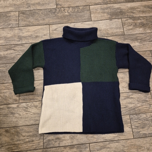 Private Eyes | Sweaters | Vintage 9s Private Eyes Color Block ...